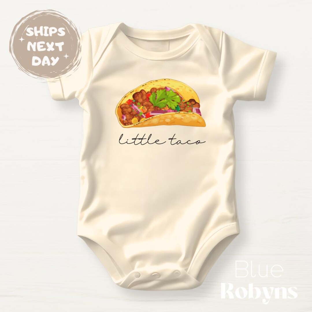 Little Taco Baby Bodysuit Cute Baby Shower Gift for Newborn Gifts for ...