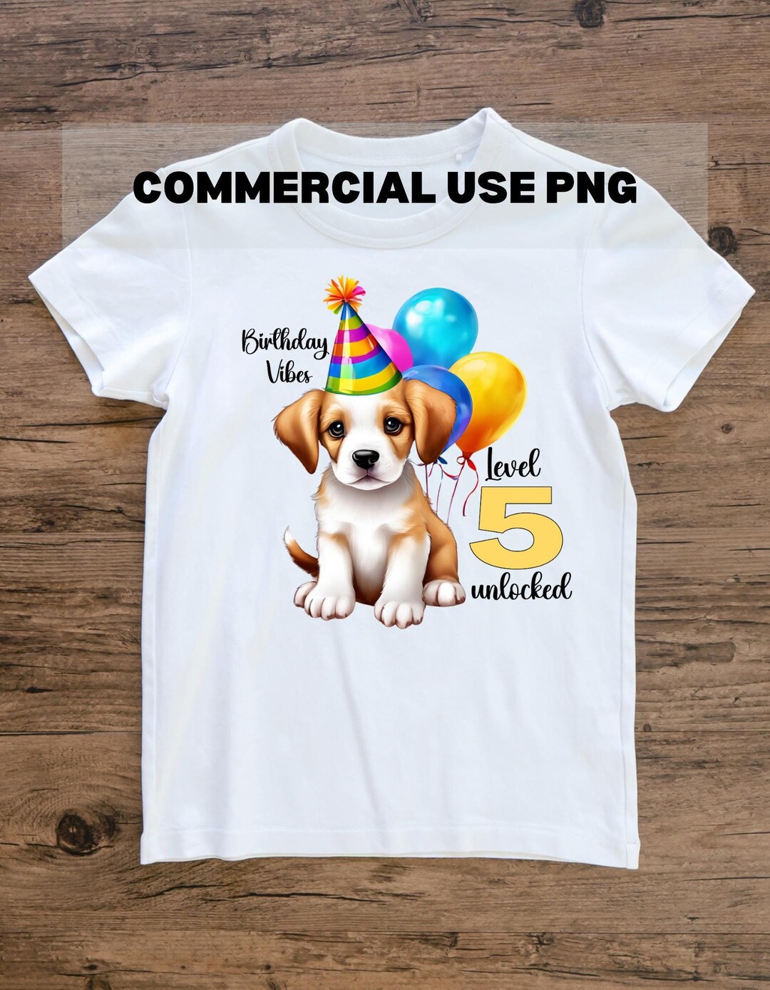 Puppy Birthday Balloon PNG: Kids Party Clipart (digital Download) - Etsy