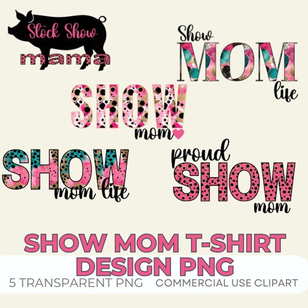 Stock Show Mom PNG Bundle – Show Season Digital Design | Livestock Show ...