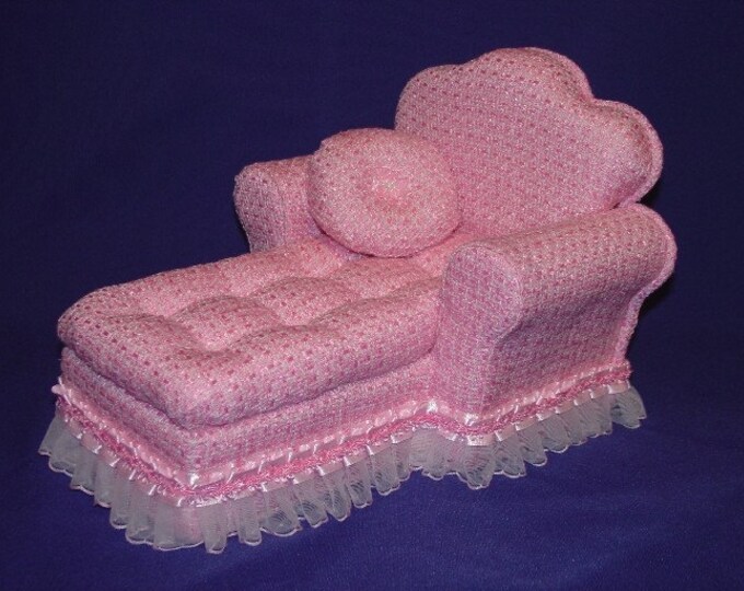 Pink Doll Chaise Lounge Chair Fits Blythe Pullip or Other 11 1\/2 Inch ...