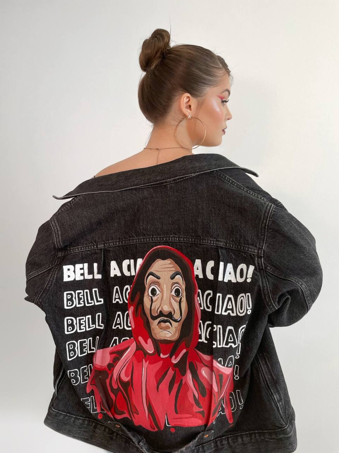 Hand-painted Denim Jacket, Customized Jacket Painteing, Custom Painting ...