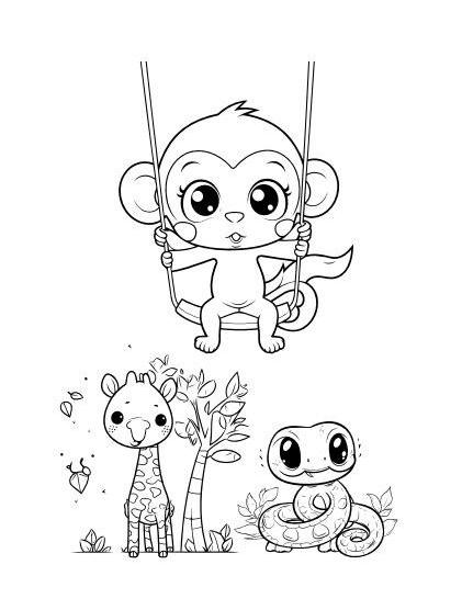 Kid's Coloring Page - Etsy