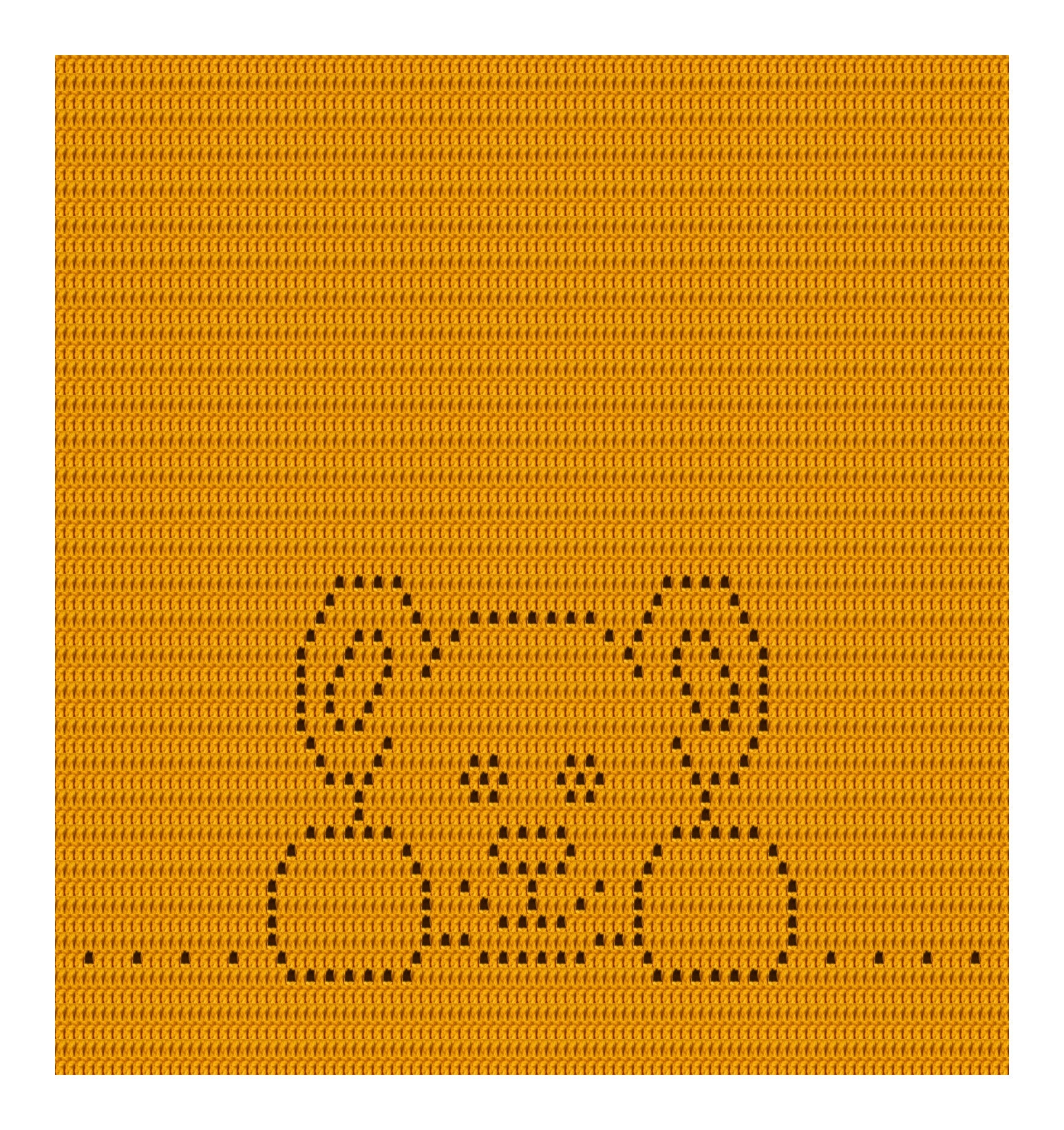 Peeping Bear Baby Blanket PDF Pattern| Filet Crochet - Etsy