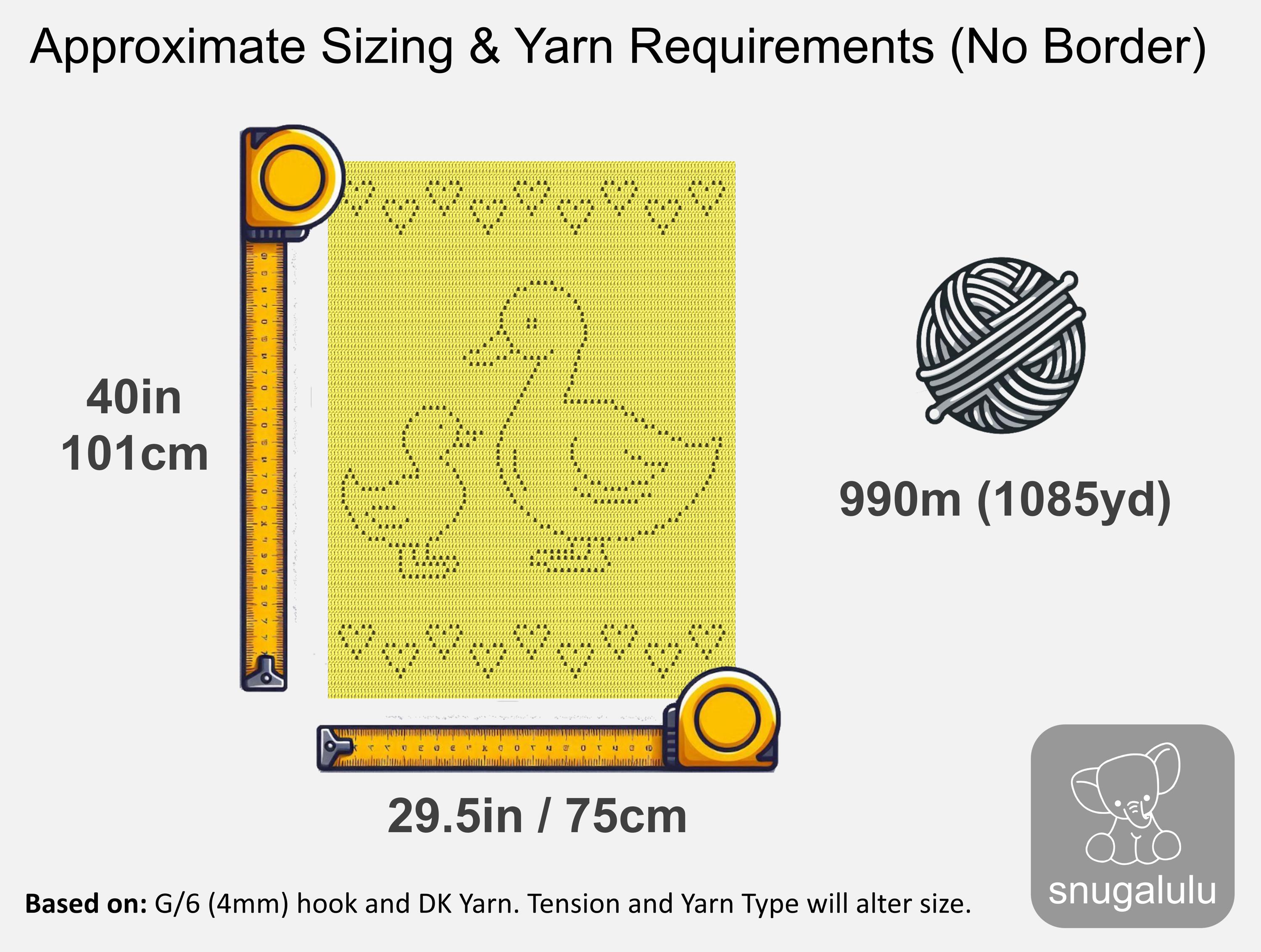 Ducks Blanket PDF Pattern | Duckling Filet Crochet - Etsy