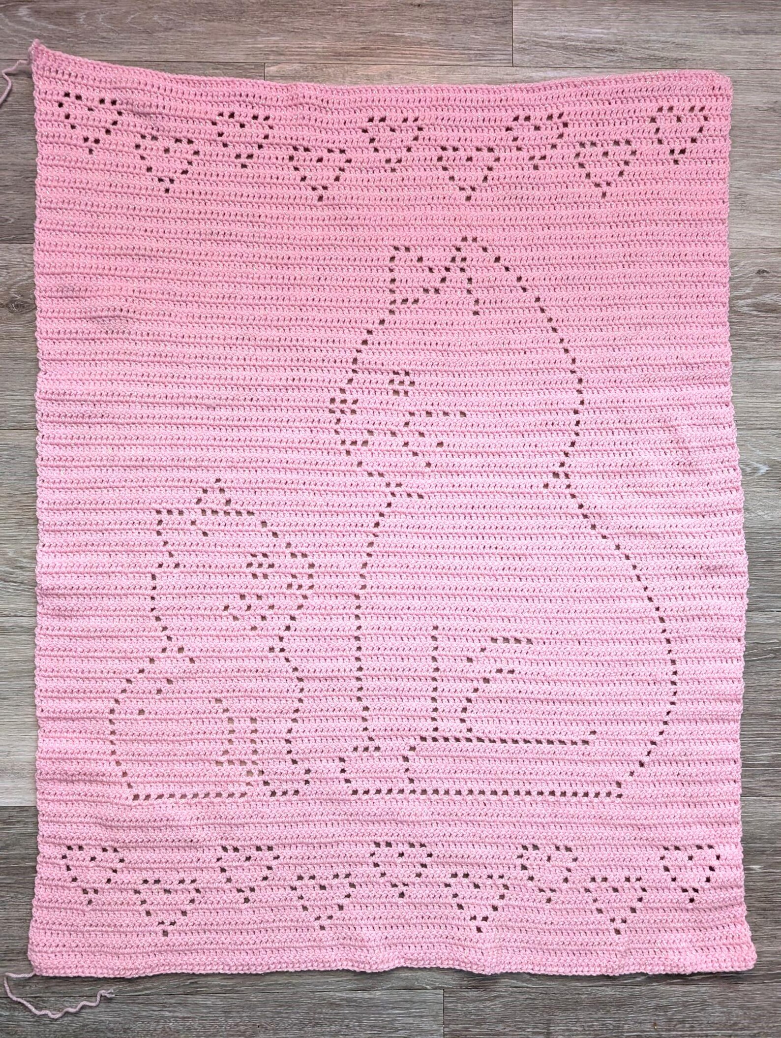 Cats Filet Crochet Baby Blanket PDF Pattern - Etsy