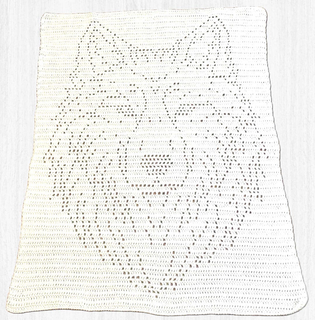 Wolf Filet Crochet Blanket Pattern (PDF Download) - Etsy