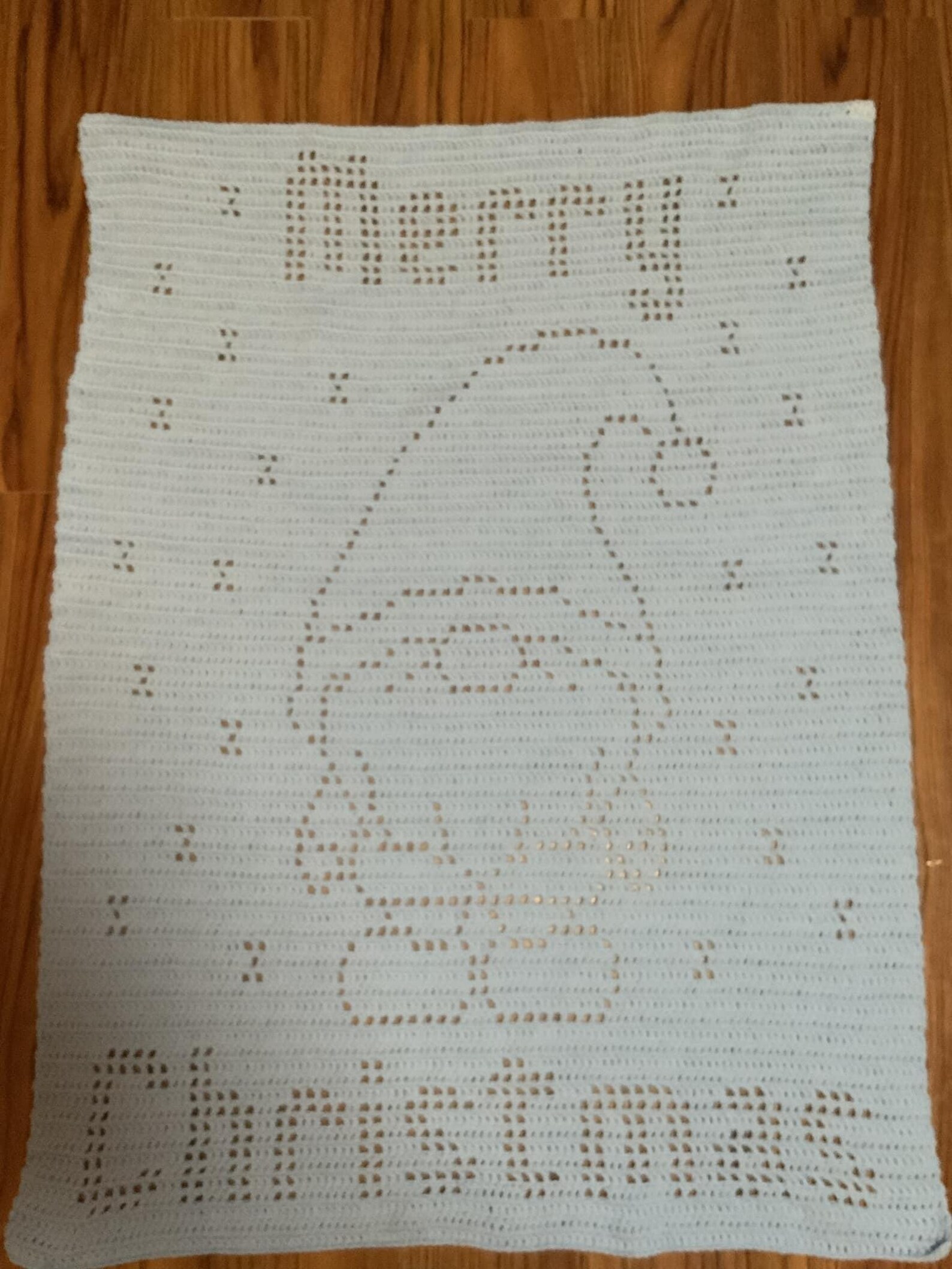 Gonk Christmas Blanket PDF Pattern | Gnome Filet Crochet Wall Hanging ...