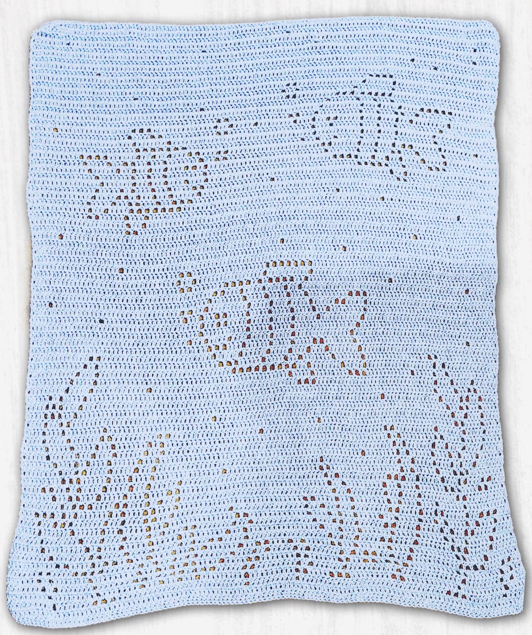 Fish Filet Crochet Baby Blanket Pattern PDF - Etsy