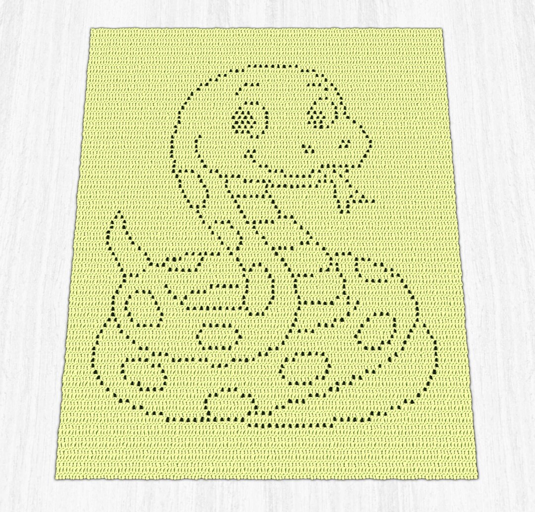 Snake Filet Crochet Blanket Pattern: Beginner Friendly (PDF Download ...