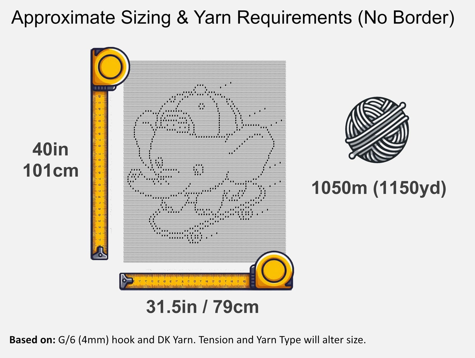 Skateboarding Elephant Filet Crochet Baby Blanket PDF Pattern - Etsy