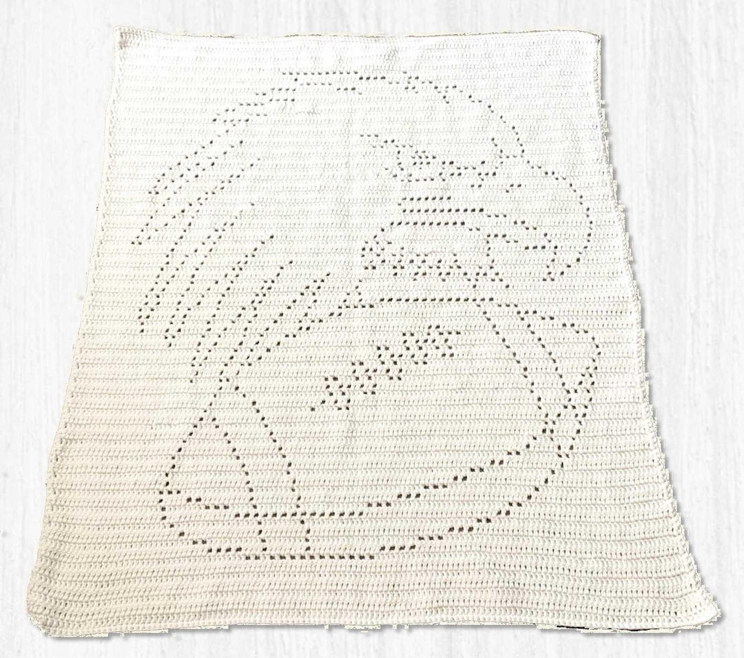 Eagle and Football Filet Crochet Baby Blanket Pattern (PDF Download) - Etsy