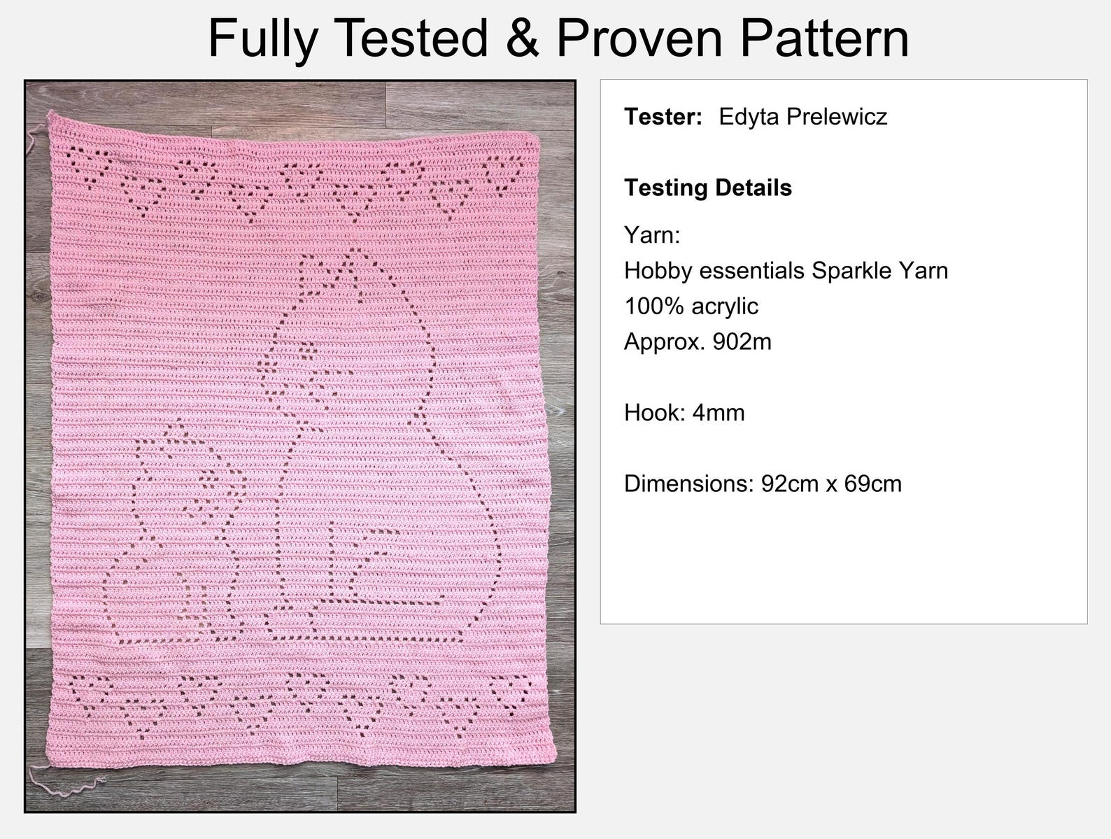 Cats Filet Crochet Baby Blanket PDF Pattern - Etsy