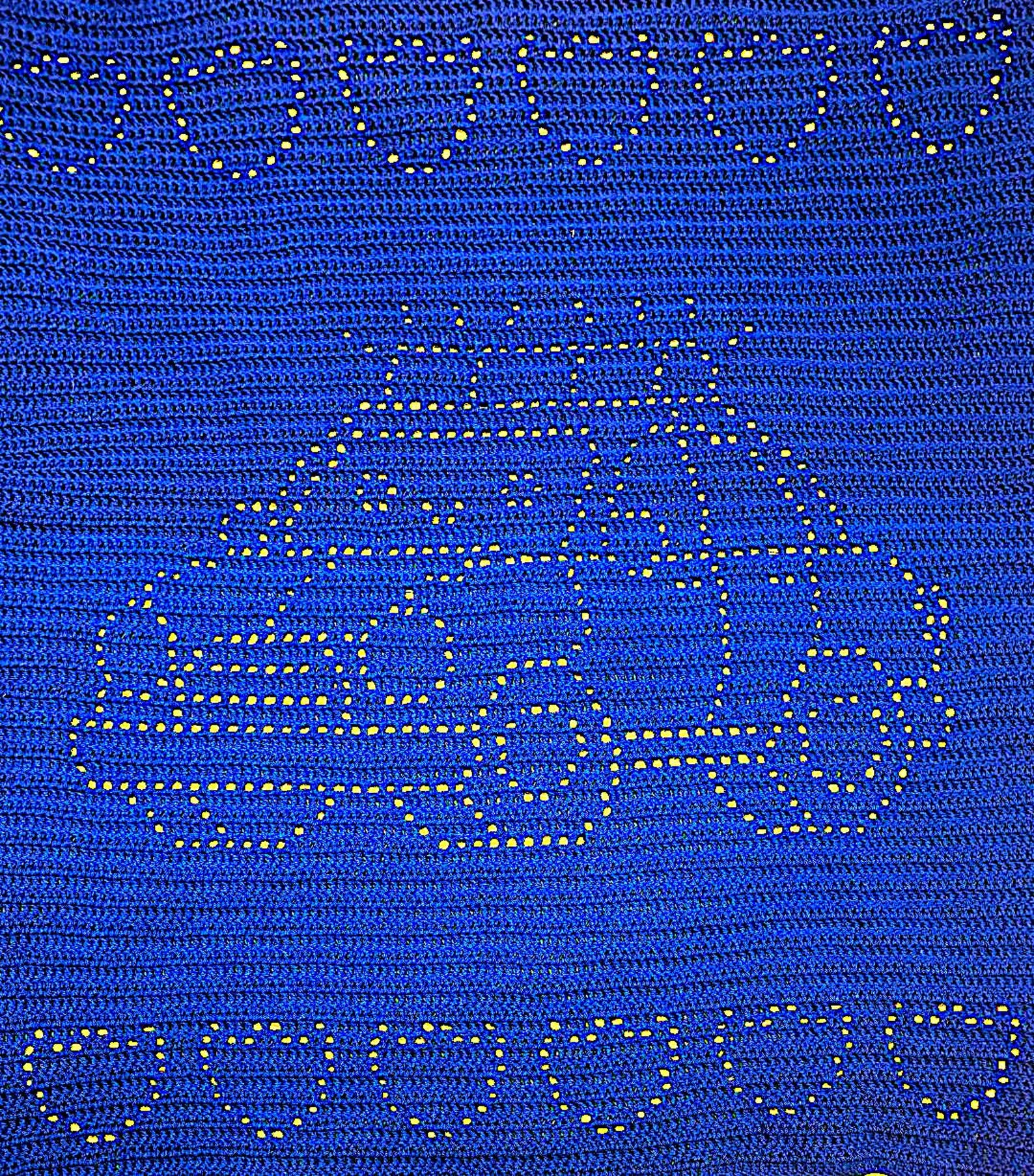Police Car Filet Crochet Blanket PDF Pattern - Etsy