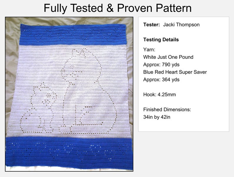 Cats Filet Crochet Baby Blanket PDF Pattern - Etsy