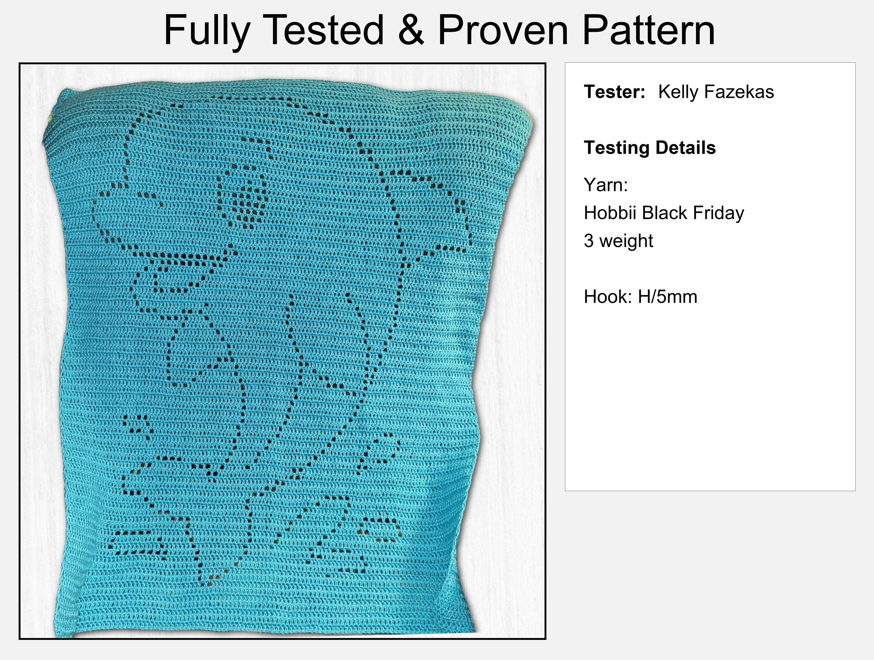 Dolphin Filet Crochet Baby Blanket Pattern PDF - Etsy