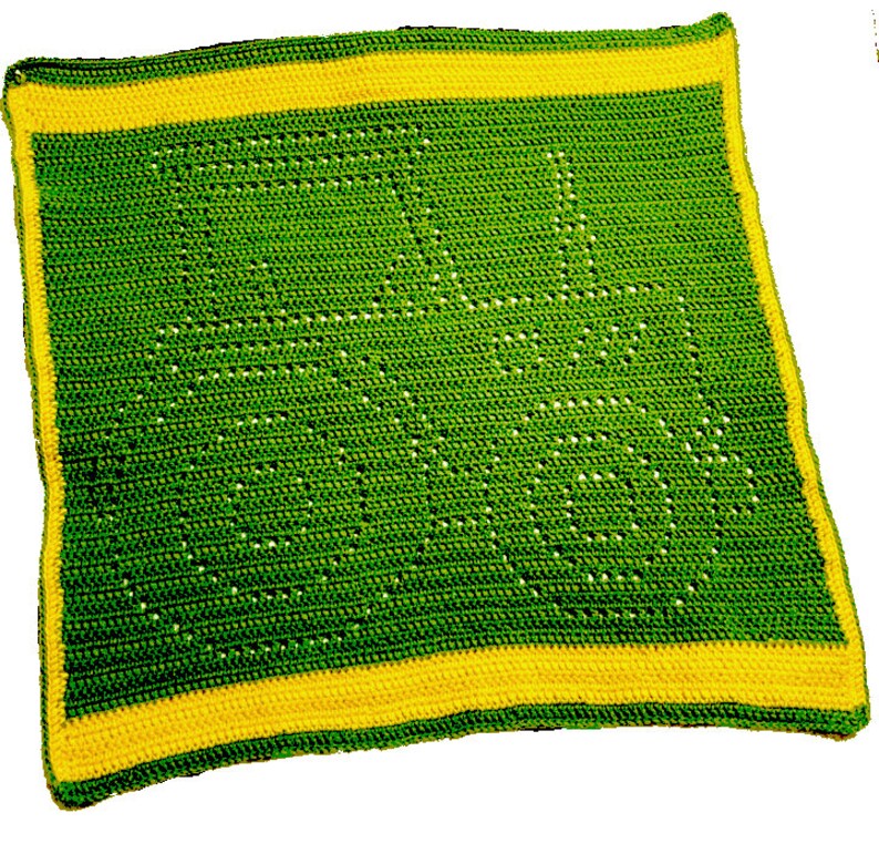 Tractor Baby Blanket PDF Pattern - Etsy