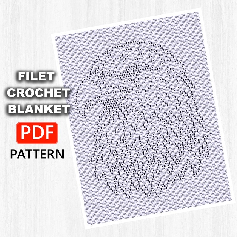 Eagle Filet Crochet Baby Blanket Pattern (PDF Download) - Etsy