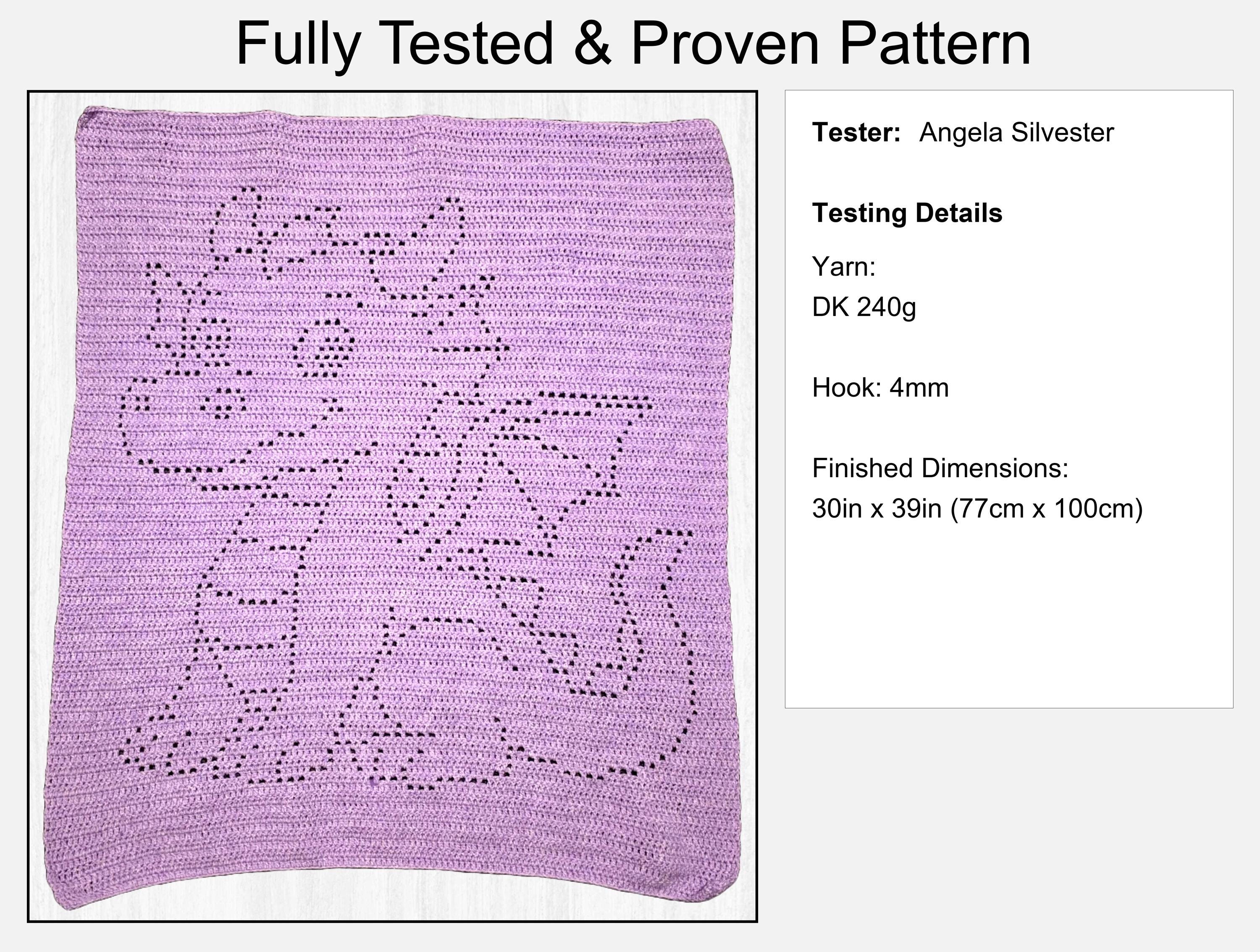Dragon Filet Crochet Blanket Pattern: Beginner Friendly (PDF Download ...