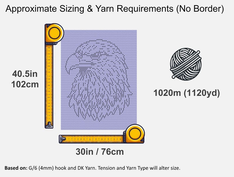Eagle Filet Crochet Baby Blanket Pattern (PDF Download) - Etsy