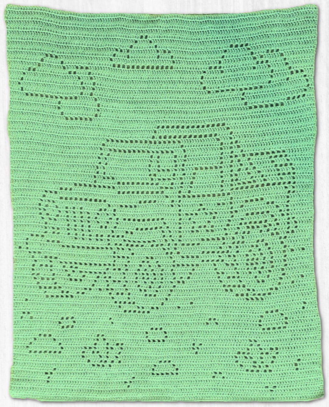 Army Jeep Filet Crochet Blanket PDF Pattern - Etsy