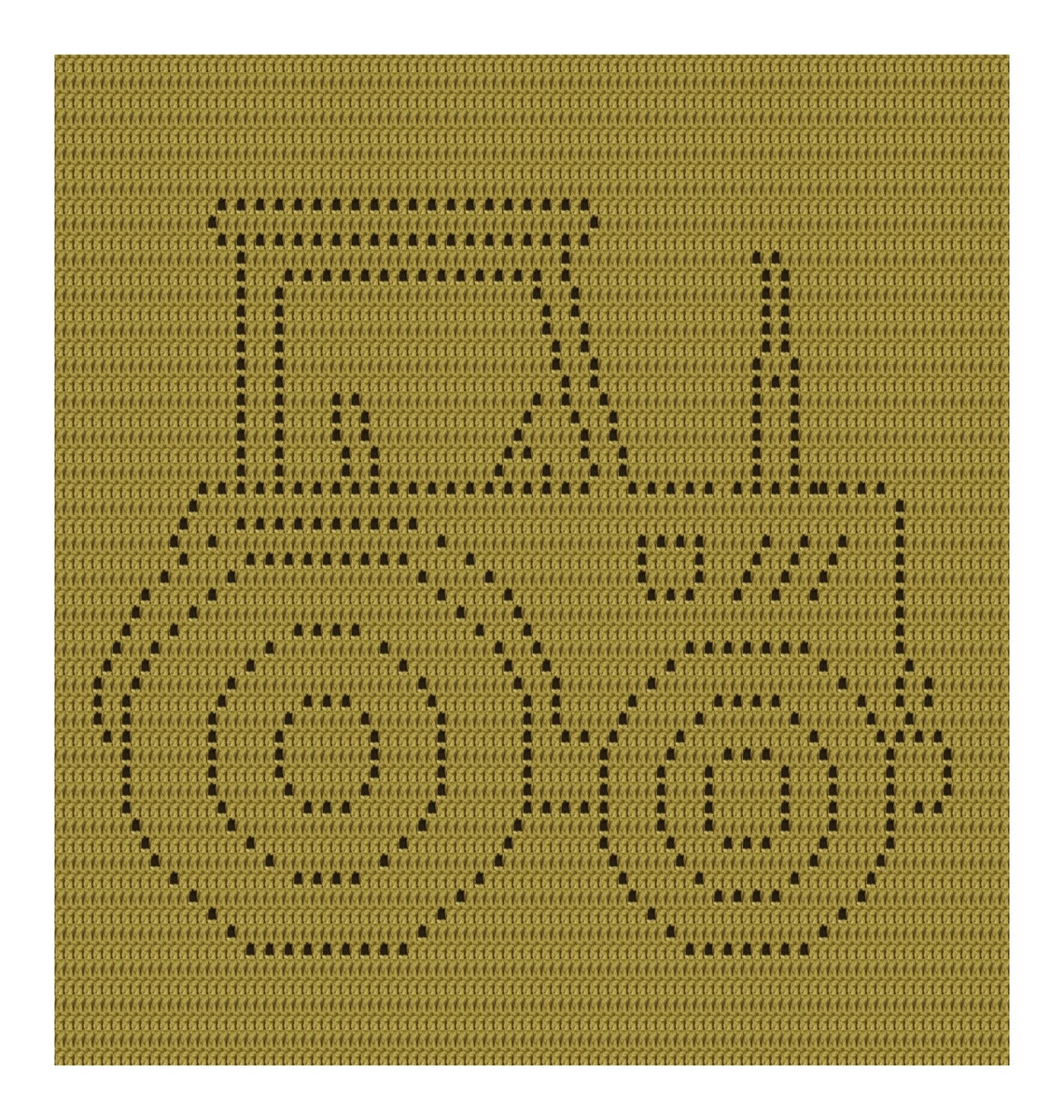 Tractor Baby Blanket PDF Pattern - Etsy