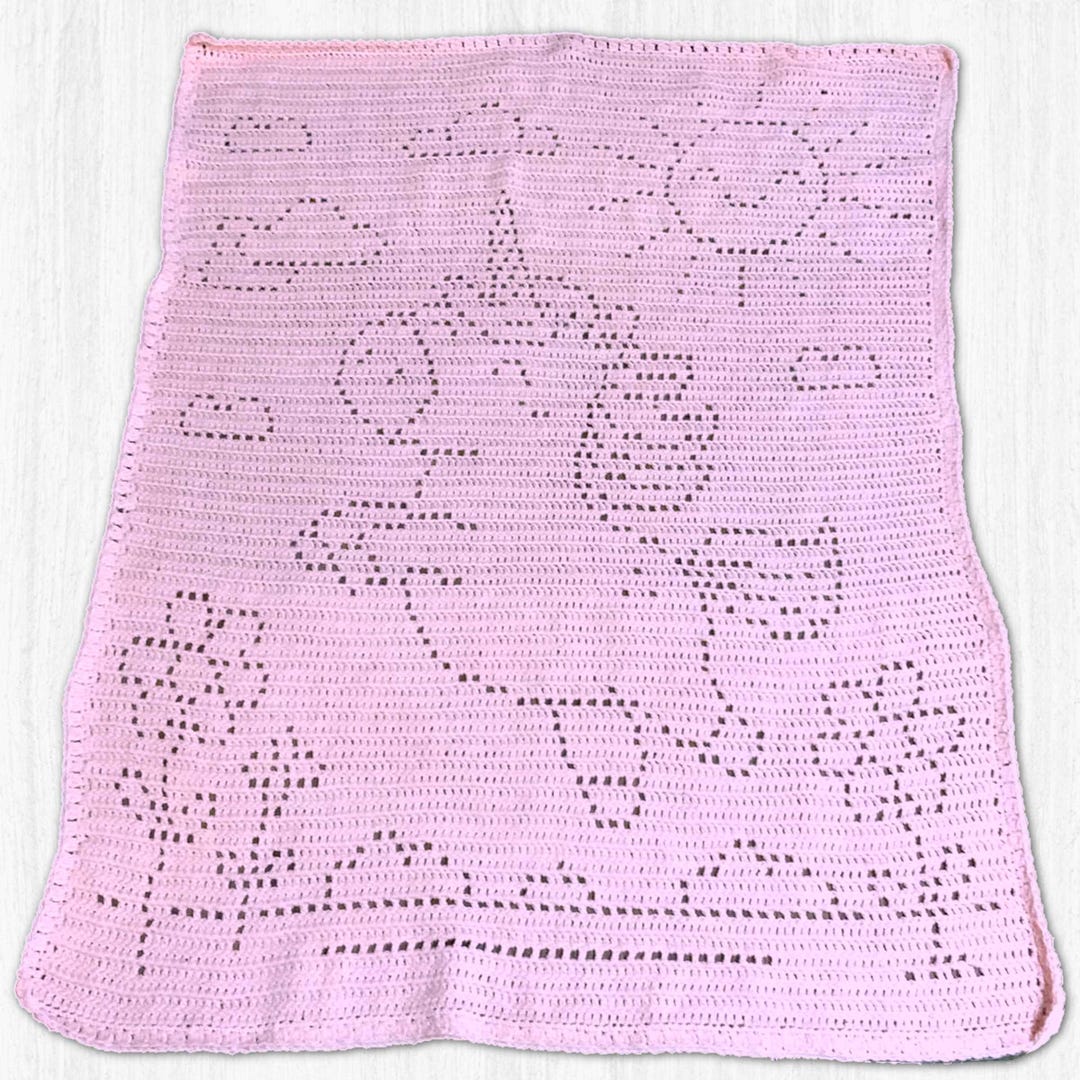 Jumping Unicorn Filet Crochet Blanket Pattern (PDF Download) - Etsy