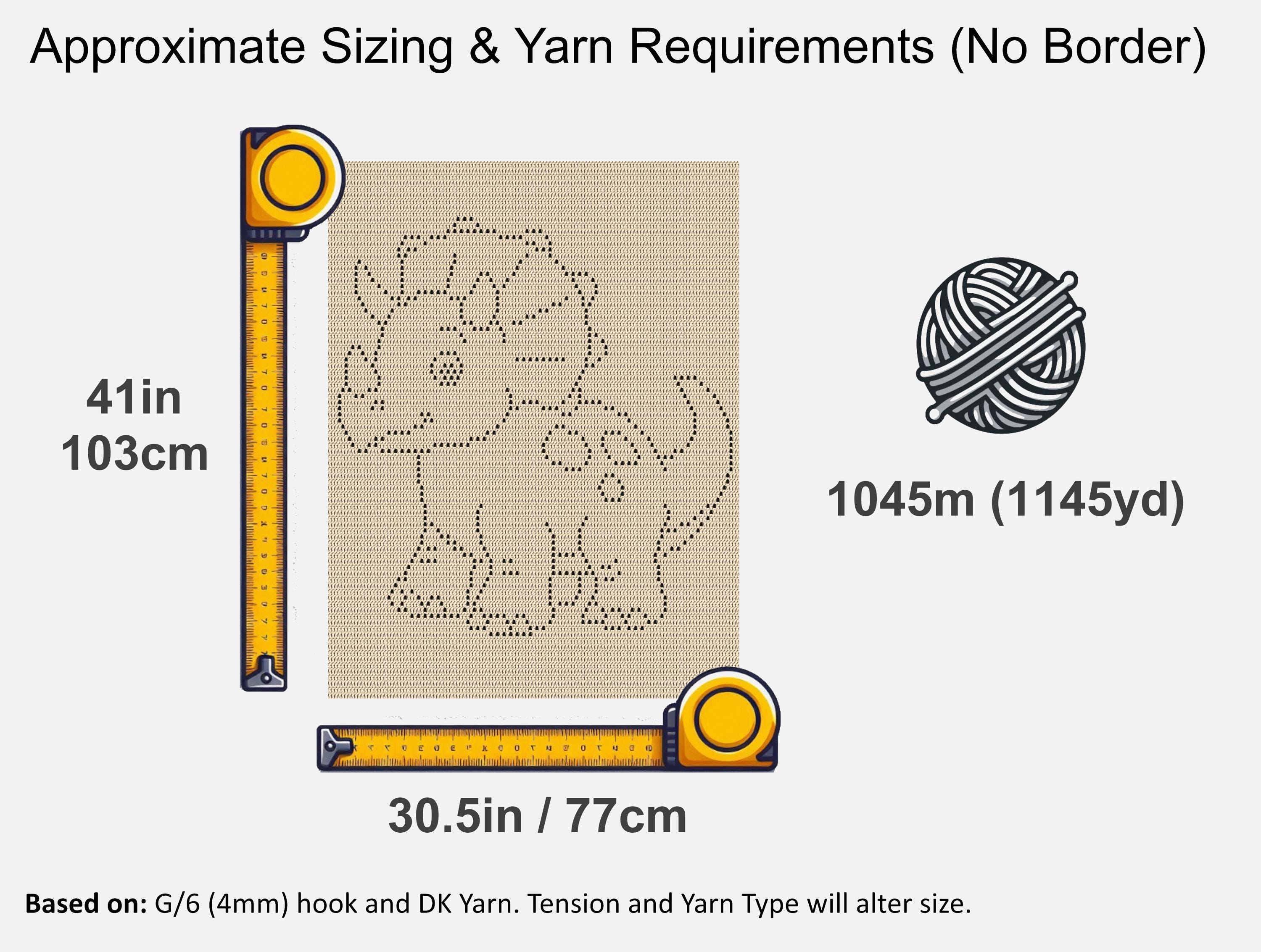 Spikelette Dinosaur Filet Crochet Baby Blanket PDF Pattern - Etsy