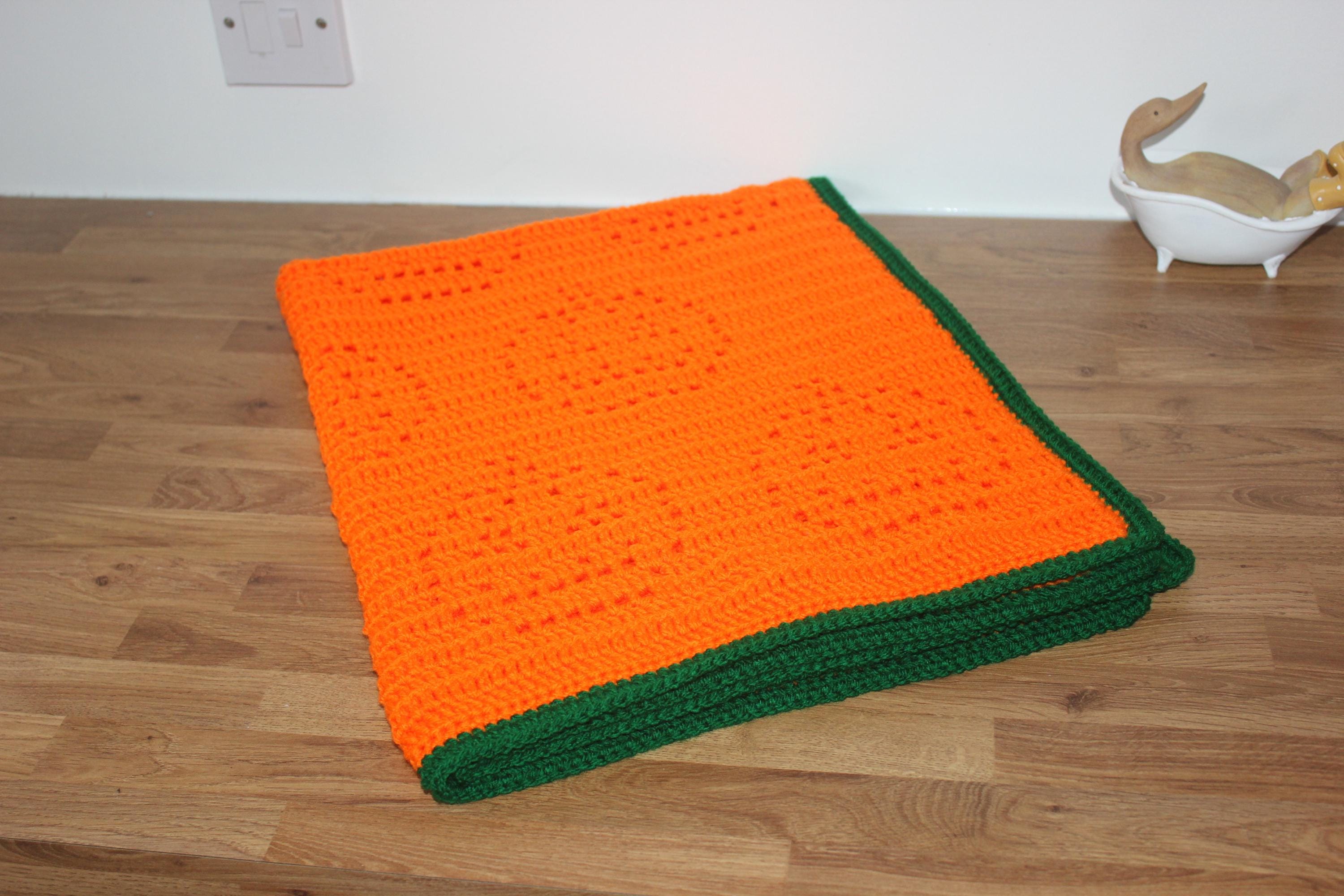 Pumpkins Filet Blanket PDF Pattern - Etsy
