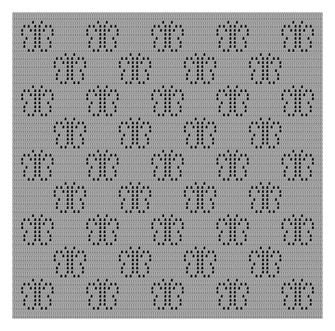 Butterflies Filet Crochet Blanket PDF Resizable Pattern - Etsy