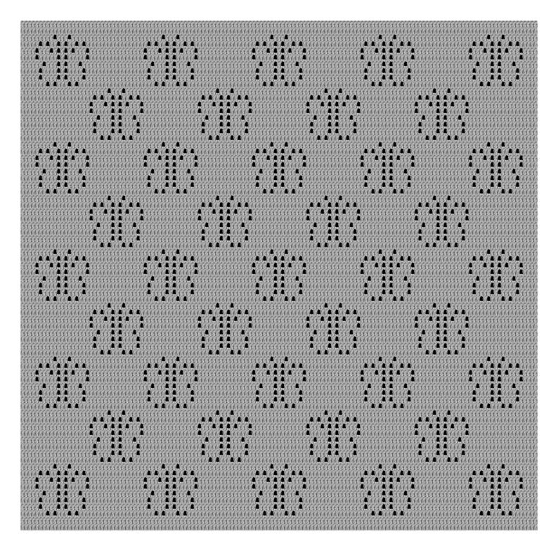 Butterflies Filet Crochet Blanket PDF Resizable Pattern - Etsy
