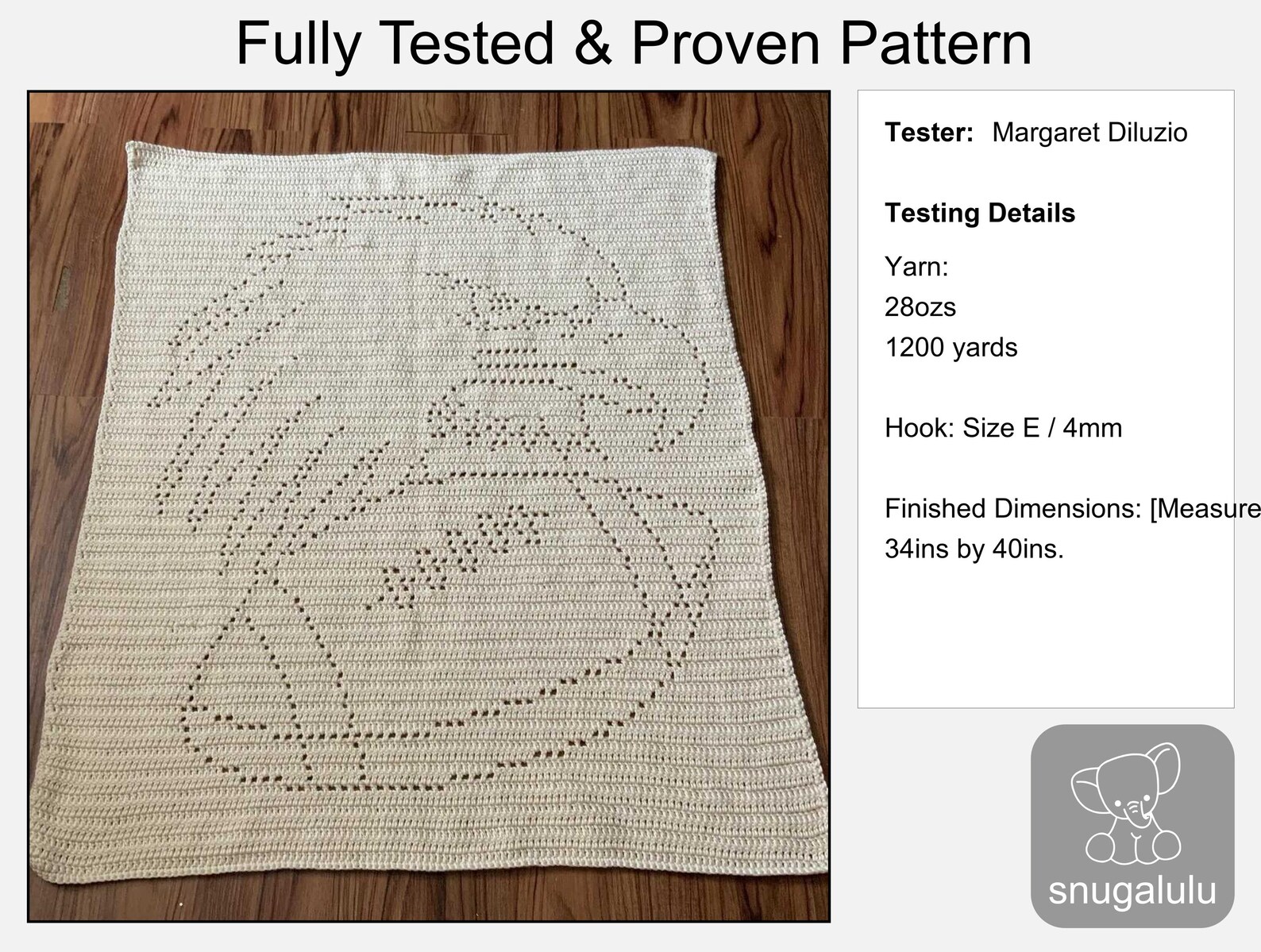 Eagle and Football Filet Crochet Baby Blanket Pattern (PDF Download) - Etsy