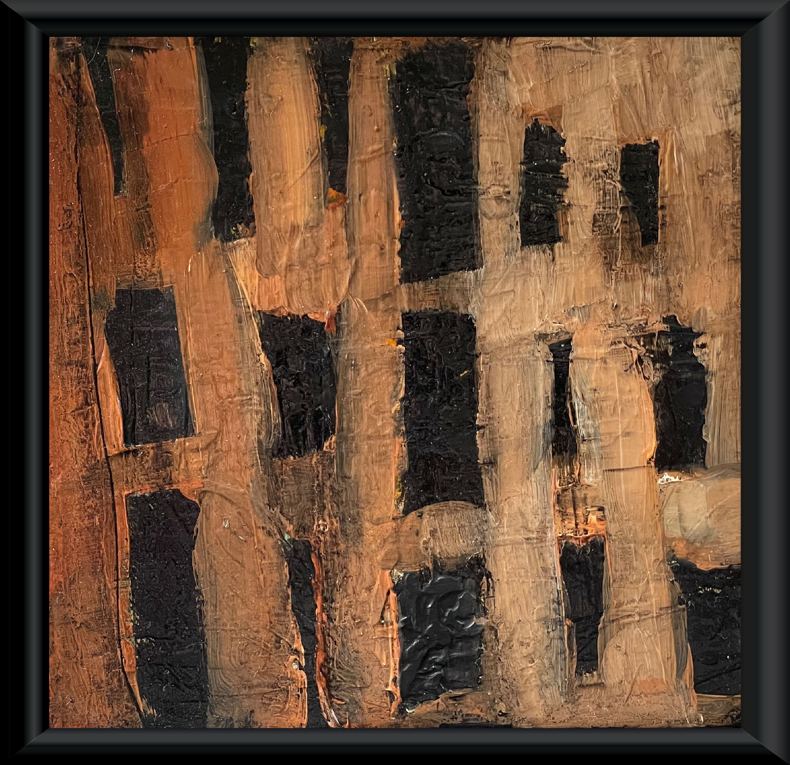 Original Abstract Oil Painting BREAKING THE RULES Textured Art Abstract ...