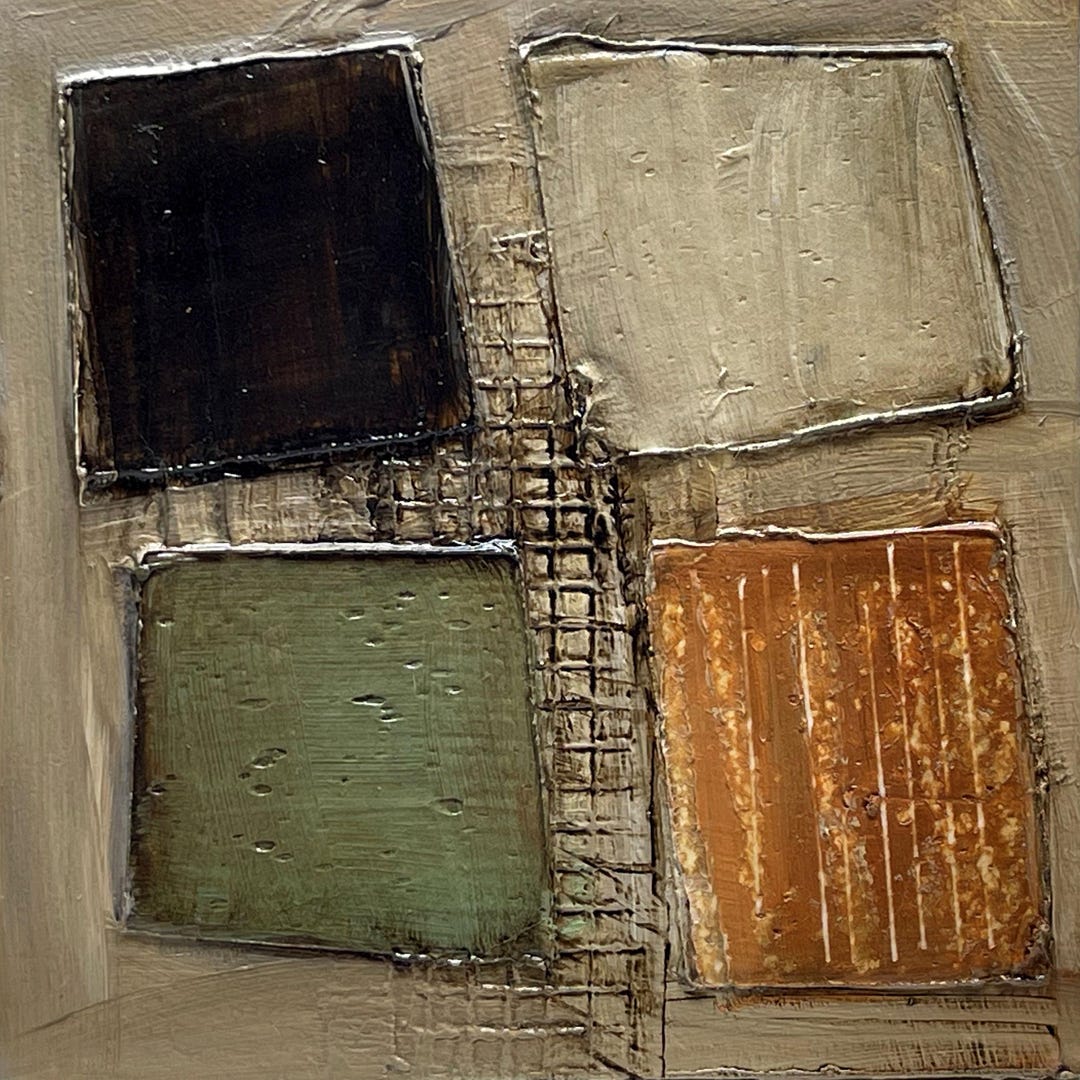 WABI SABI Textured Figure Figurative Textured Art Abstract Oil Painting ...