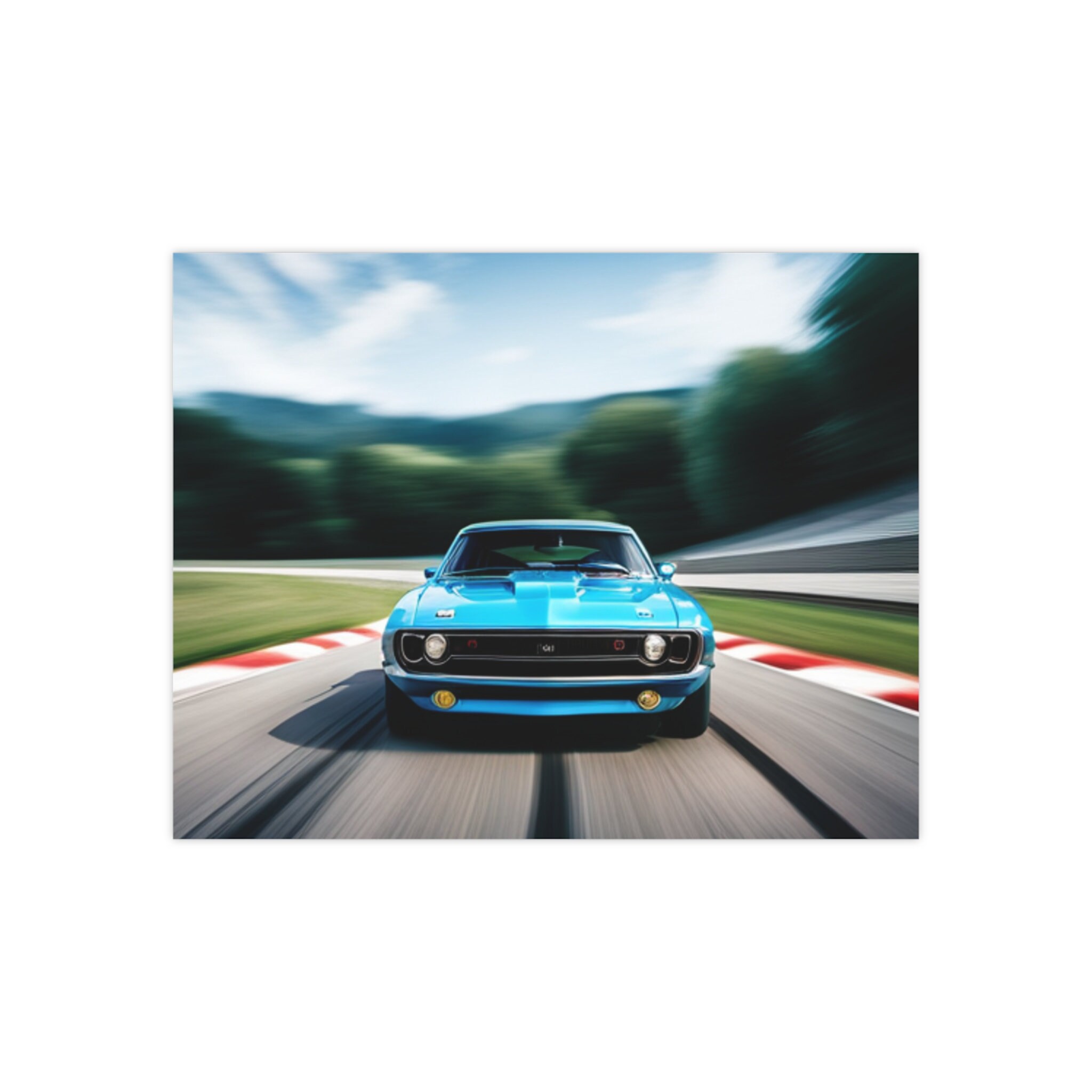 Vintage Race Car Poster - Etsy