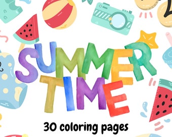 Coloring Pages for Kids , 20 Coloring Pages With Cute Mice at the Beach ...