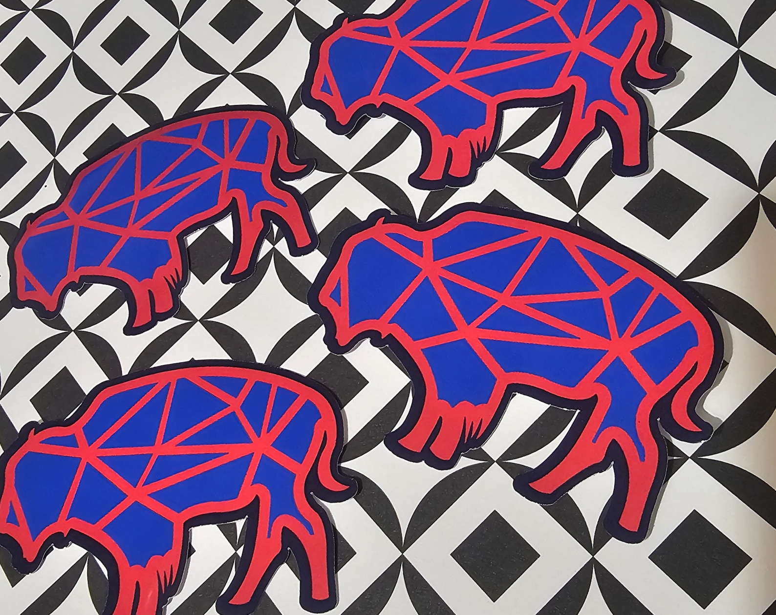 Buffalo Bills Inspired Stickers - Etsy