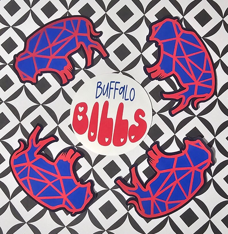 Buffalo Bills Inspired Stickers - Etsy