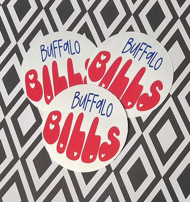 Buffalo Bills Inspired Stickers - Etsy