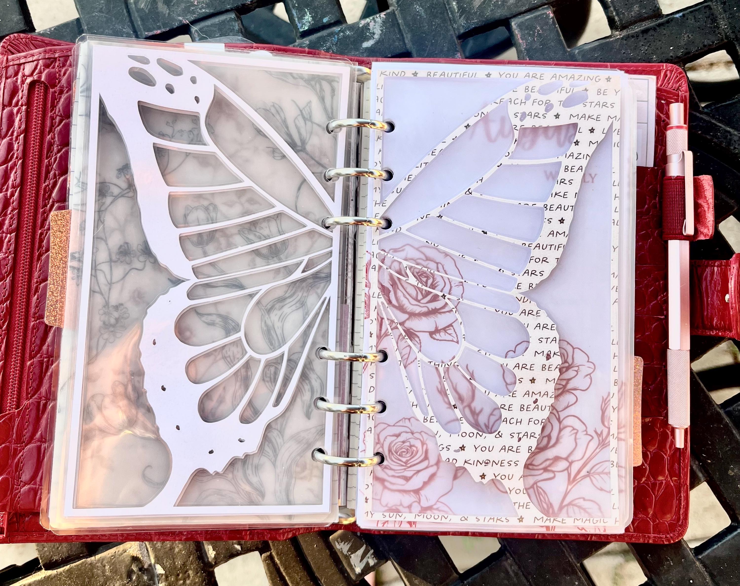 Butterfly Wing Planner Dashboard for Personal Size - Etsy