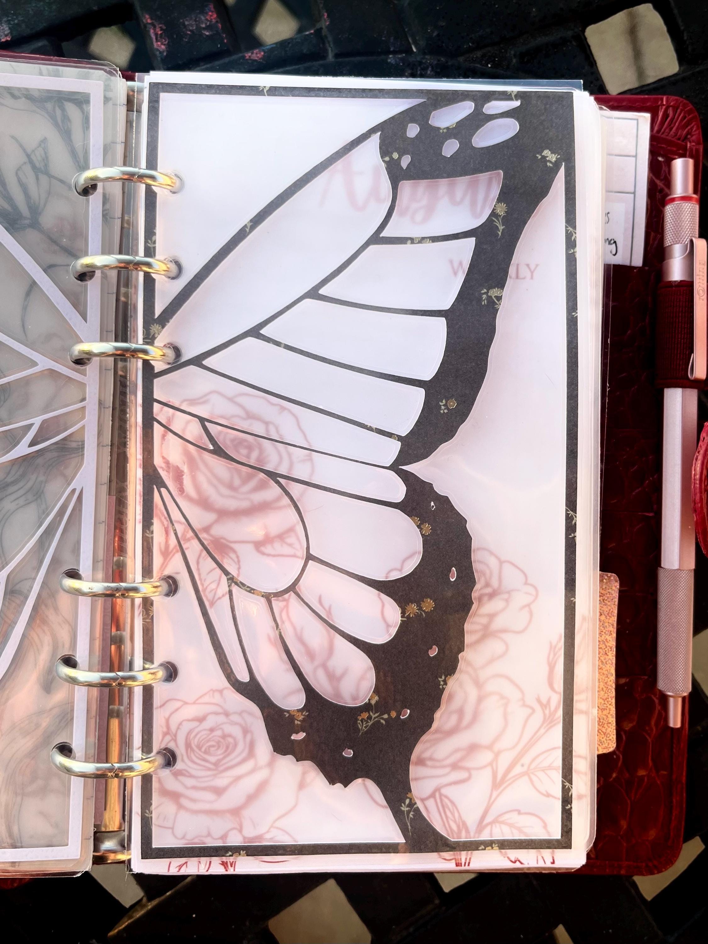 Butterfly Wing Planner Dashboard for Personal Size - Etsy
