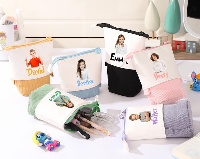 Pencil Case PERSONALISED CUSTOM PRINTED Stationary Pen Games Console ...