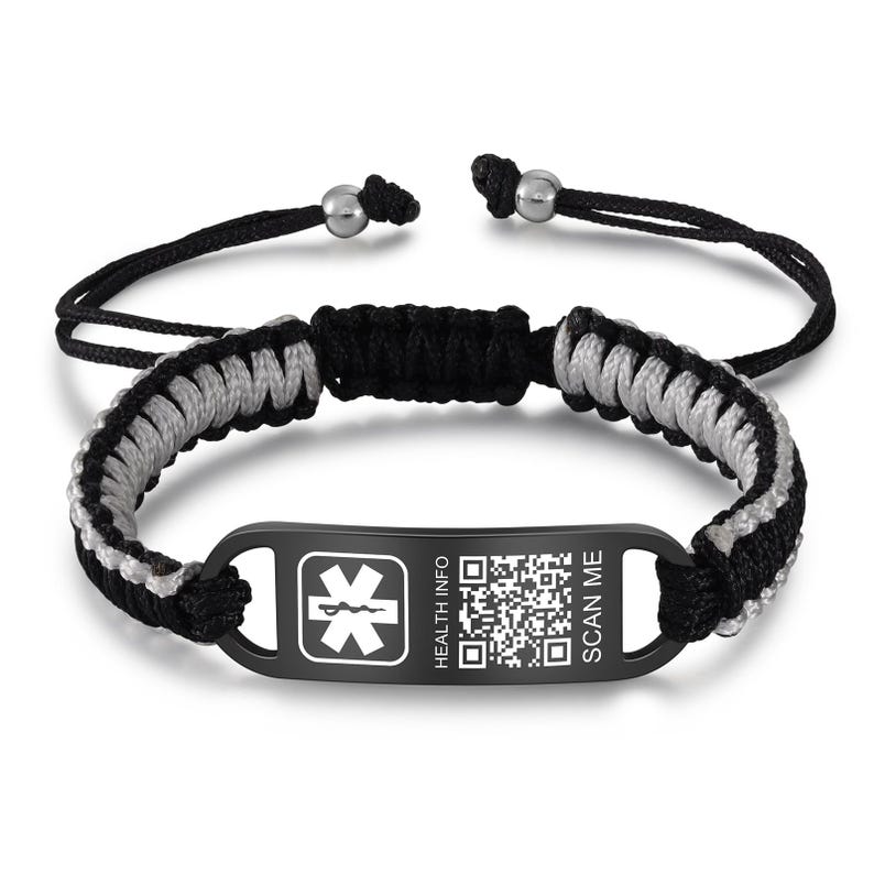 Custom Medical Id Bracelet,personalised Medical Bracelet,emergency ID ...