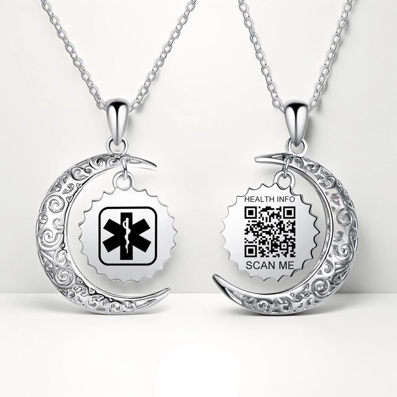 Medical Id Necklace - Etsy
