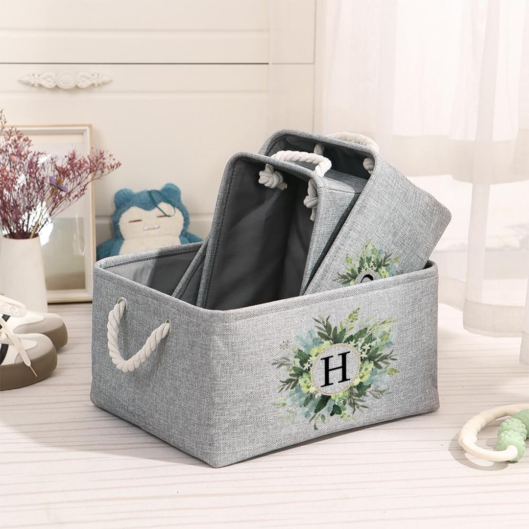 Storage Organization,storage Box,canvas Basket,storage Decor,custom ...