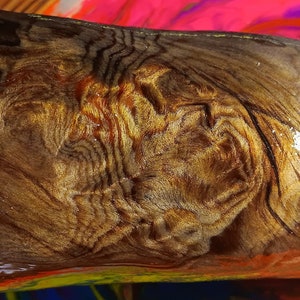 Rare Exquisite Wood Art a One of a Kind Finished Solid Rustic Lightered ...