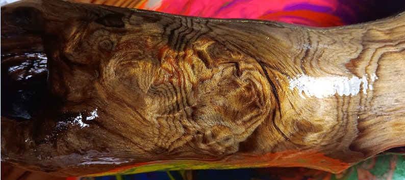 Rare Exquisite Wood Art a One of a Kind Finished Solid Rustic Lightered ...