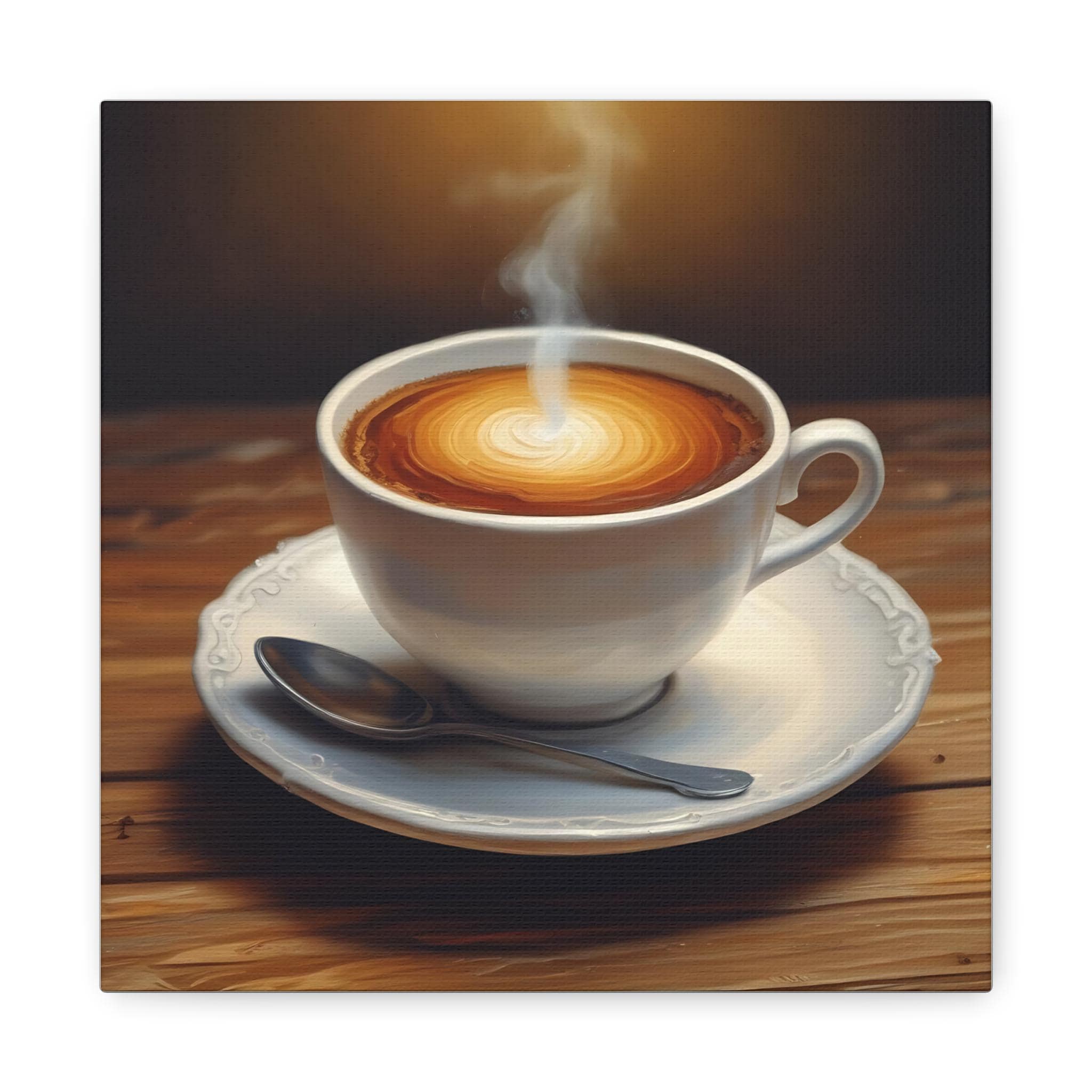 Coffee Art Print Matte Canvas, Stretched, 1.25 - Etsy