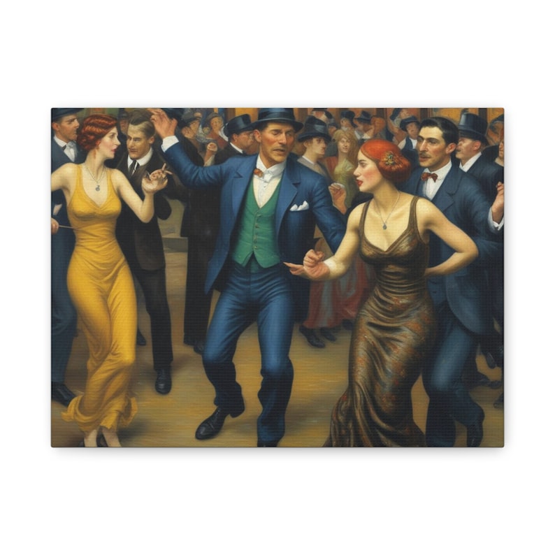 Roaring Twenties Art Print Matte Canvas, Stretched, 1.25 - Etsy
