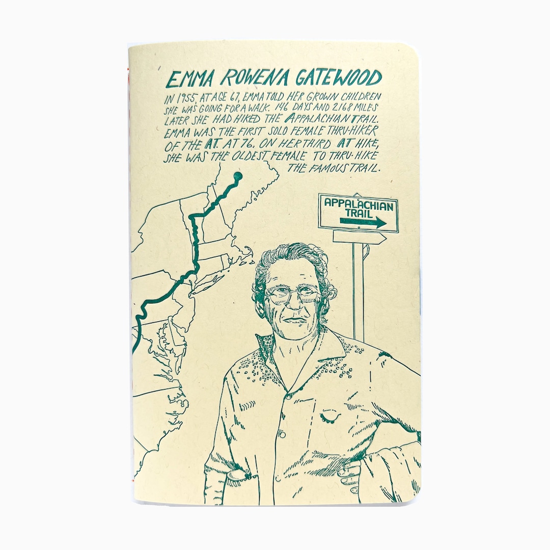 Emma "grandma" Gatewood Medium Notebook - Daredevil Ladies - Etsy