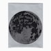 Letterpress Moon Die Cut Card - Etsy